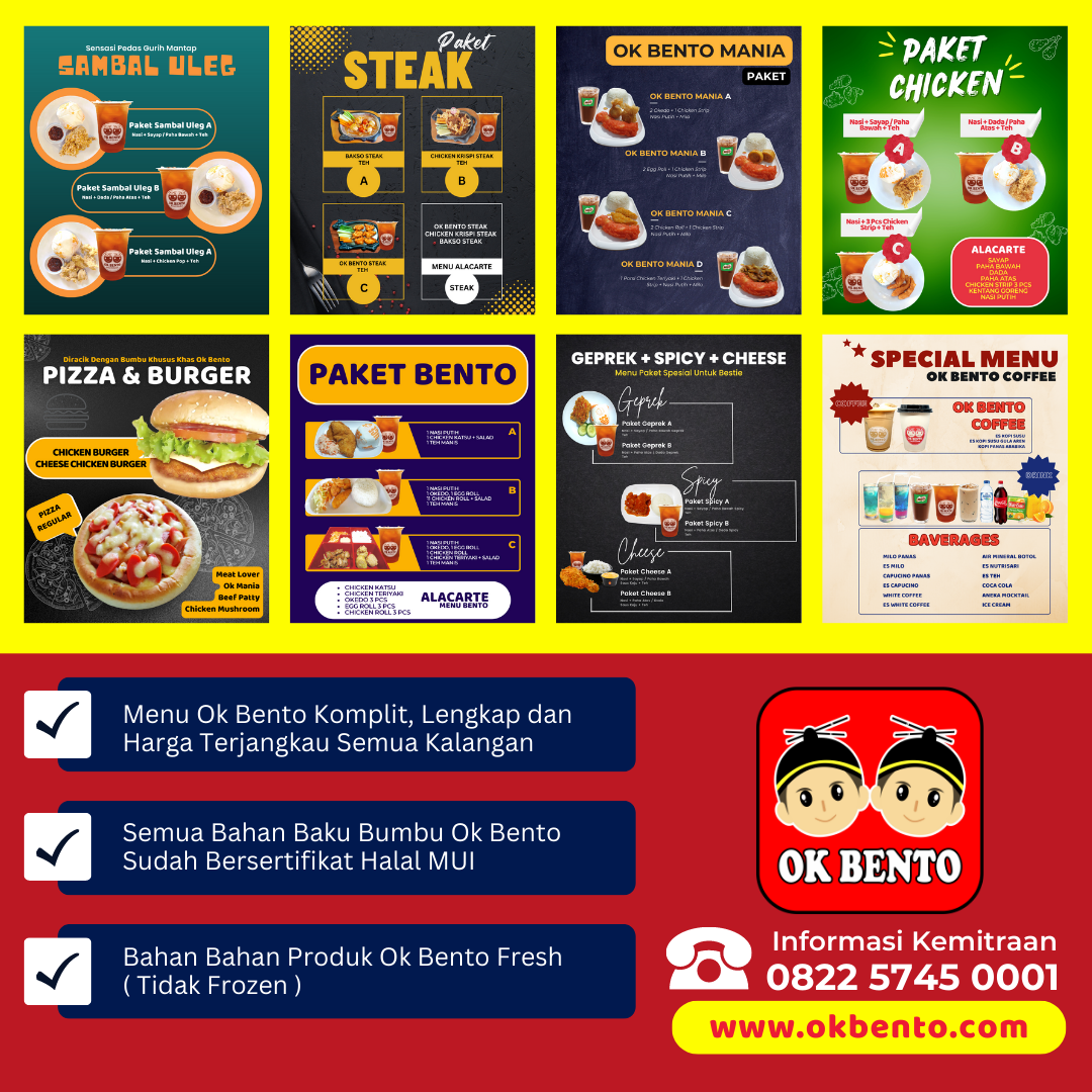 Ok Bento | Franchise Makanan | Bisnis Kuliner | Franchise | Indonesia ...